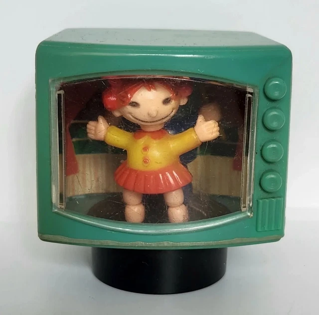 RARE VINTAGE TOY TV with Movable Figures (TM Toys, Hong Kong) £11.50 ...