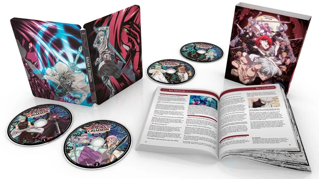 RAGNA CRIMSON STEELBOOK (Blu-ray) Ayumu Murase Jade Kelly Shin Onuma ...