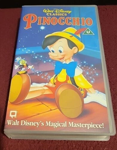 DISNEY PINOCCHIO VHS Video Walt Disney Classics £0.99 - PicClick UK