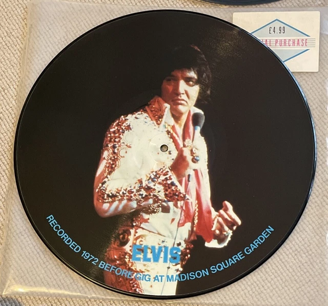 ELVIS PRESLEY PICTURE Disc x 3 Rare Vintage vinyl records Pictures Of ...