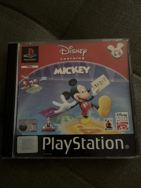 DISNEY’S LEARNING WITH mickey PS1 $50.00 - PicClick AU