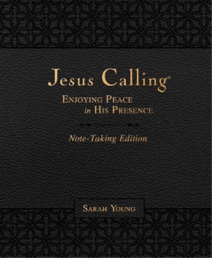 SARAH YOUNG - Jesus Calling Note-Taking Edition Leathersoft Black w ...