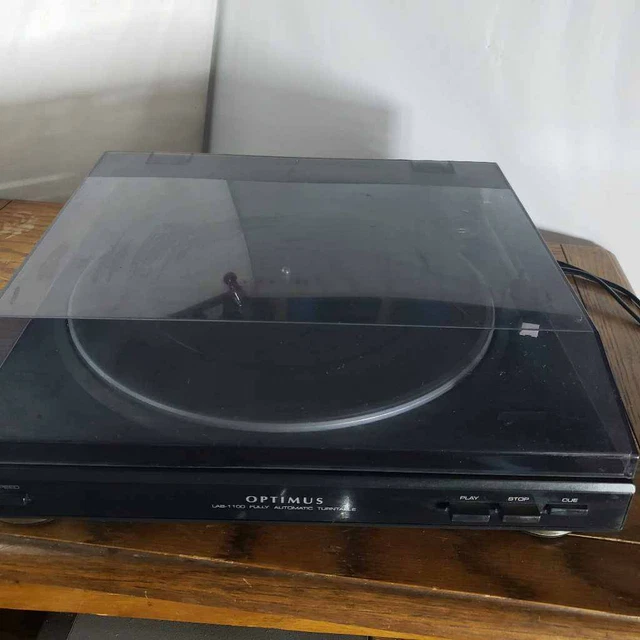 VINTAGE OPTIMUS LAB-1100 Automatic Turntable Record Player Radio Shack ...