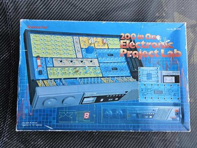 RADIO SHACK SCIENCE Fair Exploring Electronics 200 in One Project Lab ...