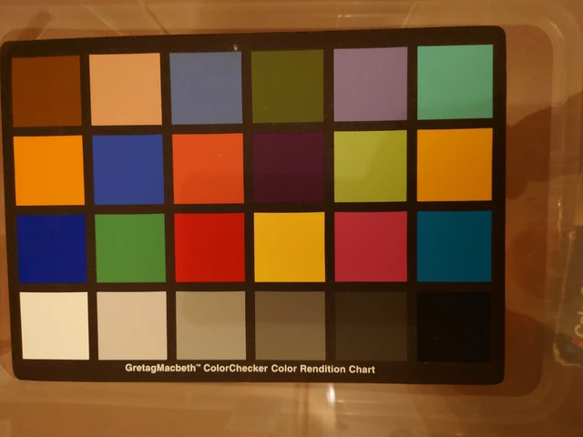 GRETAG MACBETH COLORCHECKER Chart to Color Profile images. £59.00 ...