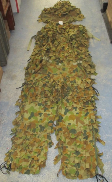 AUSTRALIAN ARMY GHILLIE suit AUSCAM Obsolete pattern Original issue ...