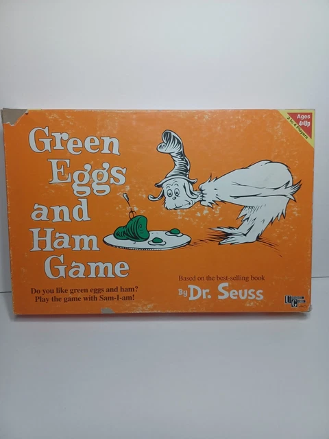 GREEN EGGS AND Ham Dr. Seuss Vintage Board Game University Games 1996 ...