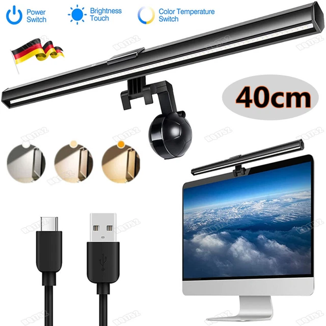 SCHERMO LED USB 40 cm barra luminosa monitor dimmerabile laptop lampada ...