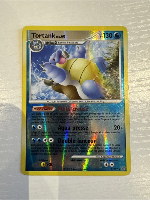 CARTE POKÉMON : Tortank 2/127 Reverse Platine Base Français EUR 4,03 ...