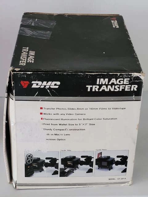 VINTAGE DMC IMAGE Transfer Model GT-201 Complete In Original Box ...