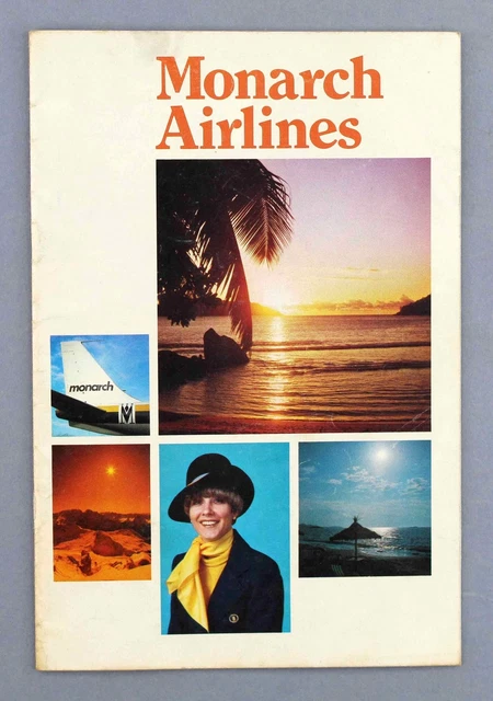 MONARCH AIRLINES WELCOME Aboard Airline Inflight Magazine Route Map ...