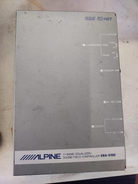 ALPINE ERA-G100 DSP Digital Sound Processor EQ Equalizer £200.00 ...