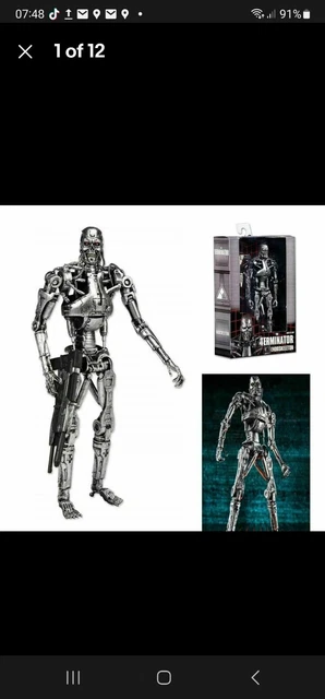 NECA TERMINATOR ENDOSKELETON T800 action figure 7-Arnold-Schwarzenegger ...