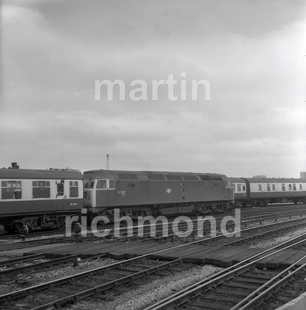 BRITISH RAIL CLASS 47 47407 1981 6 X 6 cm Railway Negative RN421 £2.99 ...