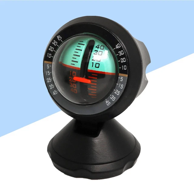 CAR INCLINOMETER VEHICLE Inclination Angle Tilt Auto Slope Indicator ...