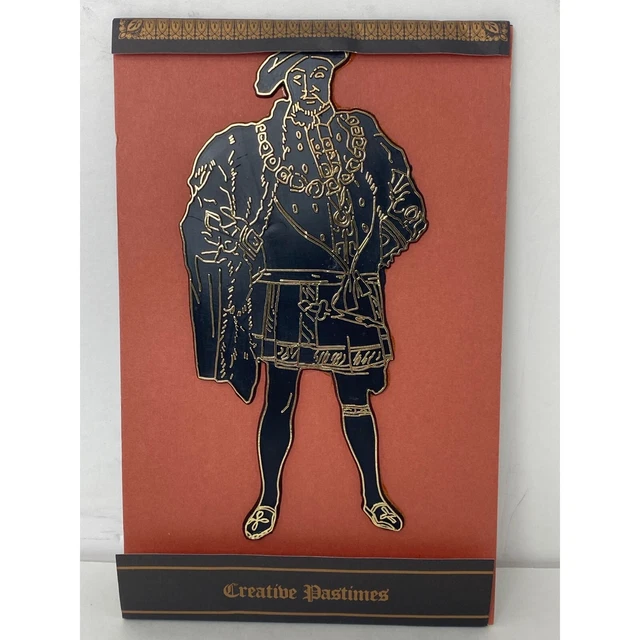 VINTAGE CREATIVE PASTIMES Henry VIII Westminster Abbey Brass Rubbing ...