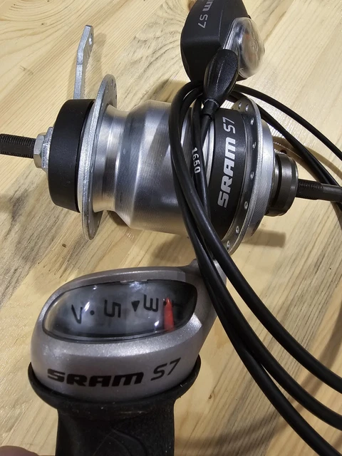 SRAM S7 GETRIEBENABE mit Drehgriffschalter und Clickbox -NEU- EUR 79,00 ...