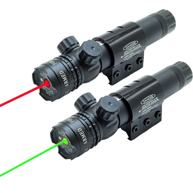 SLINGSHOT RED LASER 20mm Slide Sight Infrared Large Green Laser Si*^b ...