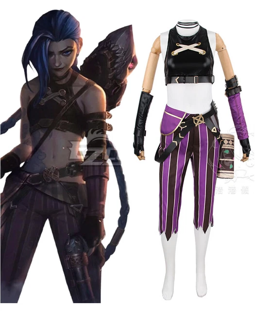 ARCANE LEAGUE OF Legends LOL Arcane Jinx Halloween Cosplay Costume £64. ...