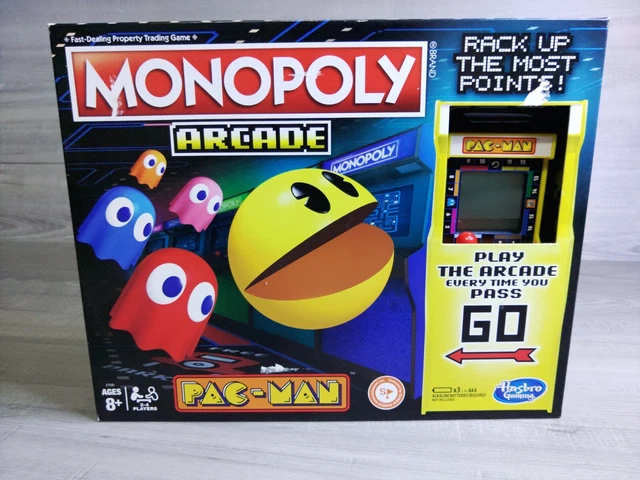 HASBRO MONOPOLY ARCADE Pac-Man Board Game Banking &Arcade Unit. £9.17 ...