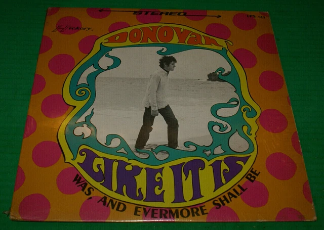 DONOVAN LIKE IT Is Was, Shall Ever Be In Shrink 1968 Lp Record Lps 143 ...