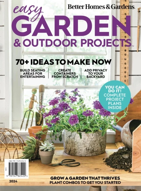 BETTER HOMES & Gardens Magazine 2024 Easy Gardening & Outdoor 70 ...