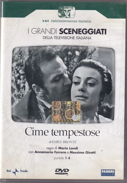 CIME TEMPESTOSE PUNTATE 1/4 DVD Grandi Sceneggiati Mario Landi Massimo ...
