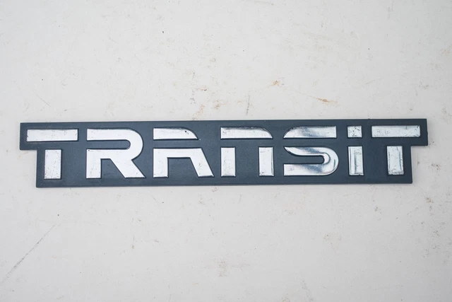 VINTAGE/CLASSIC FORD TRANSIT Van Plastic/Chrome Badge £6.95 - PicClick UK