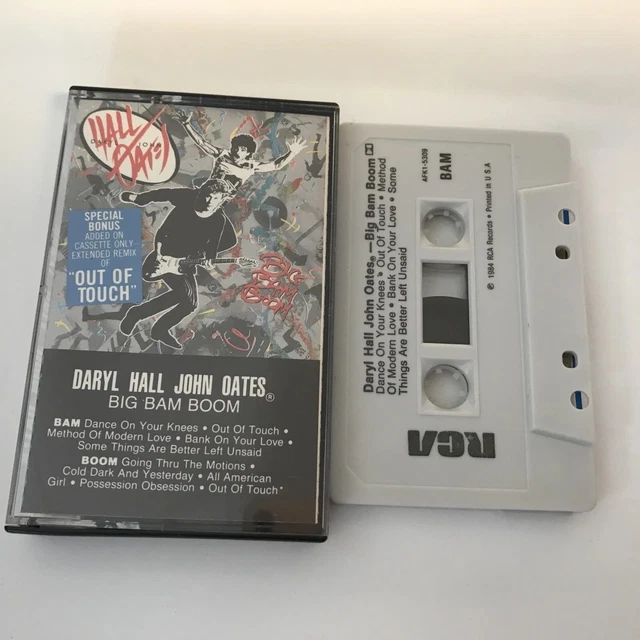 DARYL HALL JOHN Oats Big Bam Boom Audio (bande cassette) 1984 RCA ...