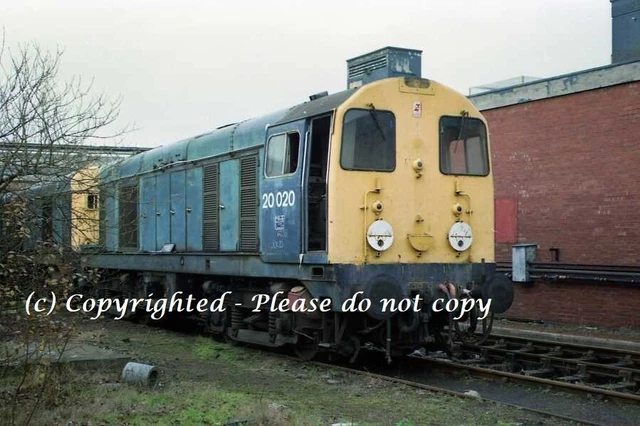 35MM COLOUR NEGATIVE DIESEL RAILWAY CLASS 20 20020 SPRINGBURN £2.50 ...