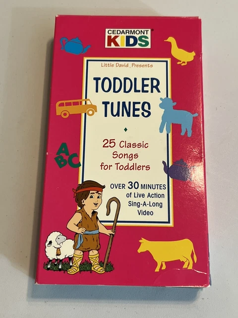 CEDARMONT KIDS TODDLER Tunes VHS Tape 1996 25 Songs 33 Minutes £3.78 ...