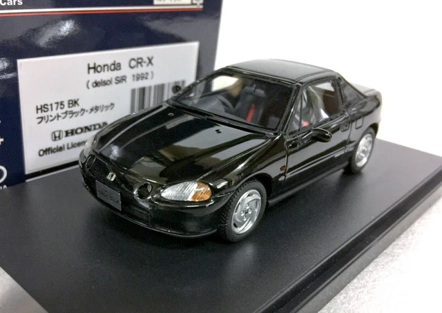 PO 1:43 HI STORY HS175BK HONDA CRX DEL SOL SiR 1992 JDM resin scale ...