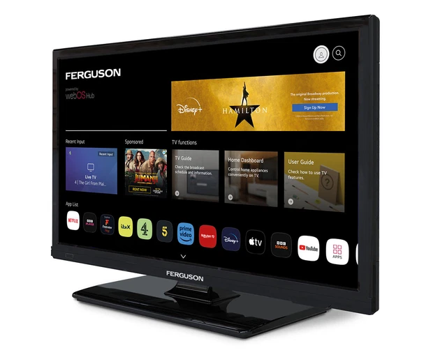 FERGUSON 19& INCH Smart WEB OS 12v 24v TV WiFi Freeview Play Freesat ...