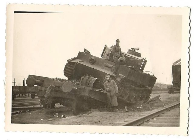 ORIGINAL PHOTO TANK SdKfz WW2 Chain Vehicle Tank Tank Tank Car Armored ...