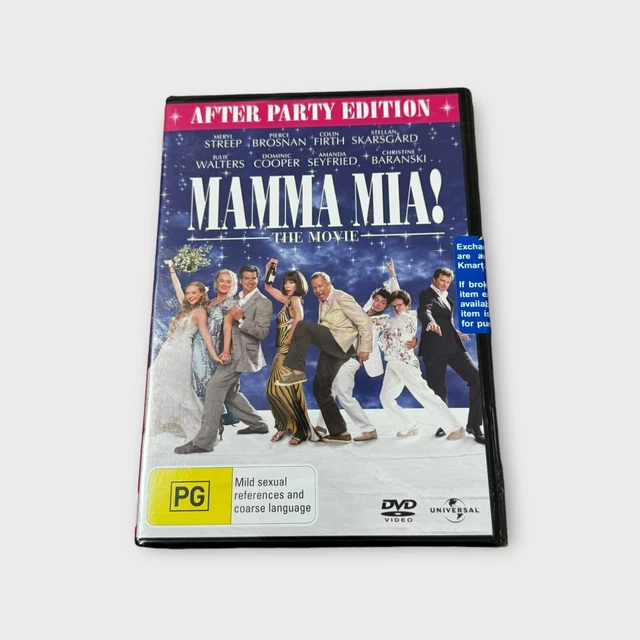 MAMA MIA! THE Movie After Party Edition Meryl Streep Region 4 New ...