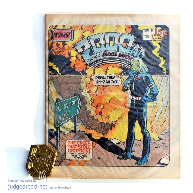 2000AD PROG 207 Star Wars 2nd Chopper Judge Dredd Comic 11 4 81 1981 UK ...