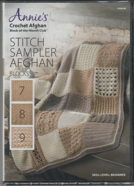 ANNIE'S CROCHET AFGHAN Block-of-the-Month Club DVD Stitch Sampler ...