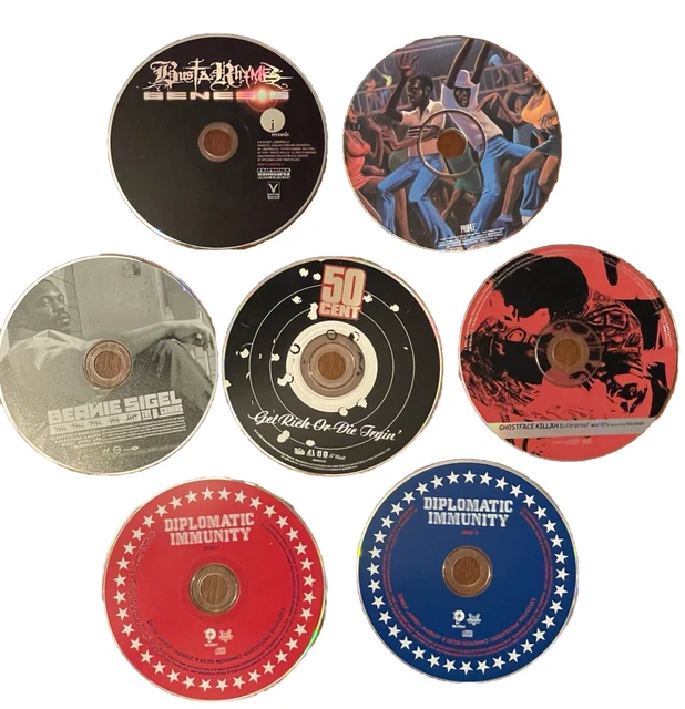 1990S 2000S OLD School Rap/Hip Hop CDs Mixed Lot Bundle 50 Cent/TI ...