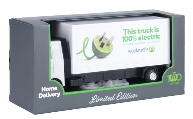 💗💗WOOLWORTHS 100 YEARS Model Truck Limited Edition💗💗EV Home Delivery ...