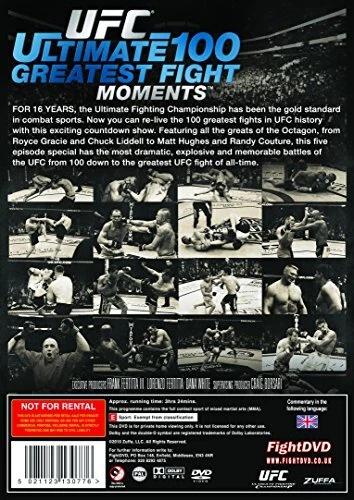 ULTIMATE FIGHTING CHAMPIONSHIP: 100 Greatest Fight Moments [DVD] - DVD ...