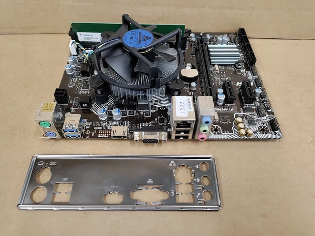 MSI H110M PRO-VH PLUS mATX Motherboard + i5-7400 CPU & 8GB DDR4 BUNDLE ...