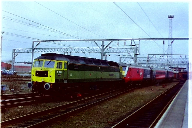 35MM RAILWAY COLOUR Negative Class 47 851 at Crewe £1.95 - PicClick UK
