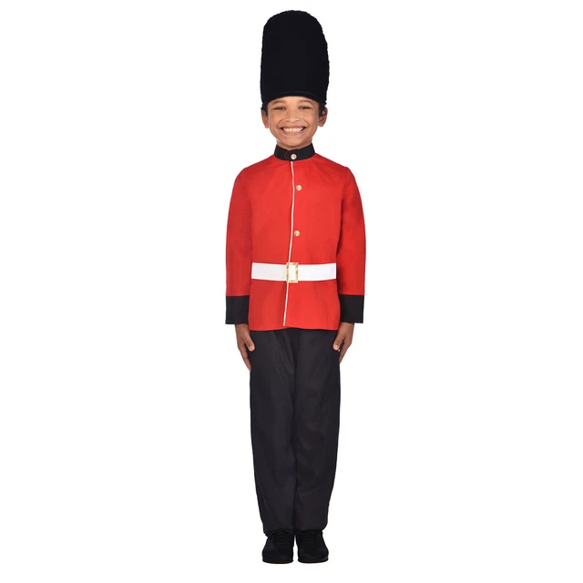 BOYS BUSBY GUARD Queens Royal Soldier Uniform Child Book Week Outfit ...