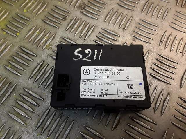 MERCEDES W211 GATEWAY CONTROL MODULE UNIT E CLS Class W211 W219 A ...