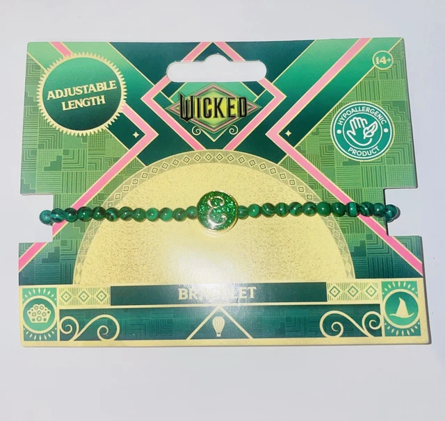 WICKED MOVIE BRACELET Official Merchandise 2024 Elphaba/Wicked Witch ...