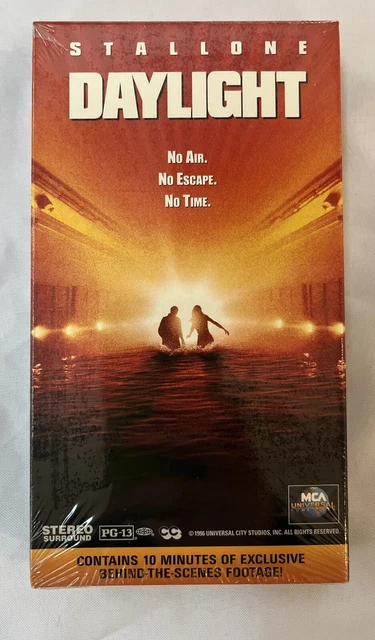 DAYLIGHT VHS VIDEO Tape Sylvester Stallone 1996 Retro Movie. Brand NEW ...