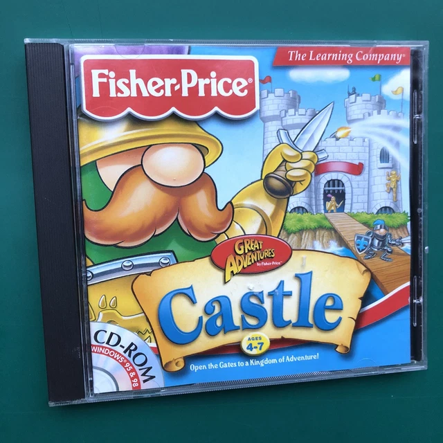 FISHER-PRICE GREAT ADVENTURES CASTLE PC CD-RoM Windows 95 Vikings ...