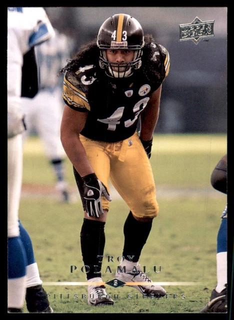 2008 UPPER DECK Troy Polamalu Pittsburgh Steelers #150 EUR 1,10 ...