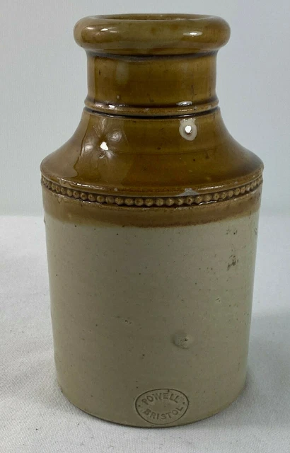 WILLIAM POWELL BRISTOL Vintage Stoneware Pottery Jar Bottle $45.00 ...