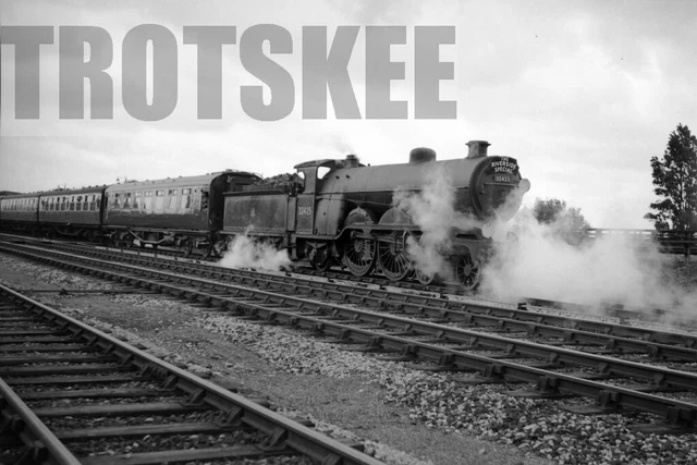 LARGER NEGATIVE BR British Railways Steam Loco 32425 Class H2 1956 x2 £ ...